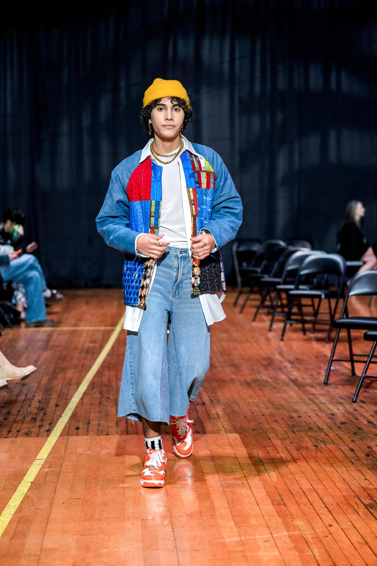 Quilted Patchwork Jacket — Denim Sleeve Edition – La Paisa